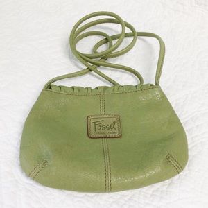 Fossil Bags | Authentic Green Crossbody Purse | Poshmark
